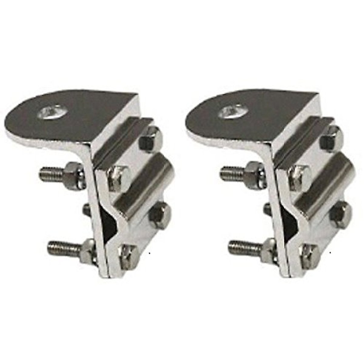 Lot of 2 Workman RV3 3-Way CB Radio Single Groove Mirror Mounts With / No Stud