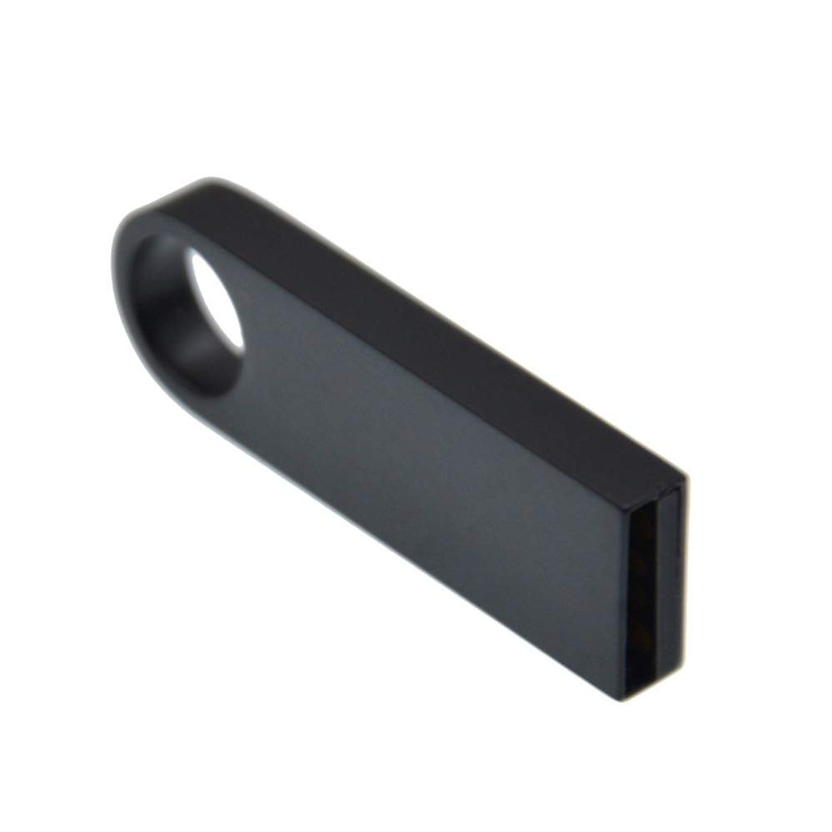 USB Flash Drives 16GB 5pcs Mini Bulk Pack of 5 USB 2.0 Memory Sticks Kepmem Black Metal Keychain 16 GB Jump Drive