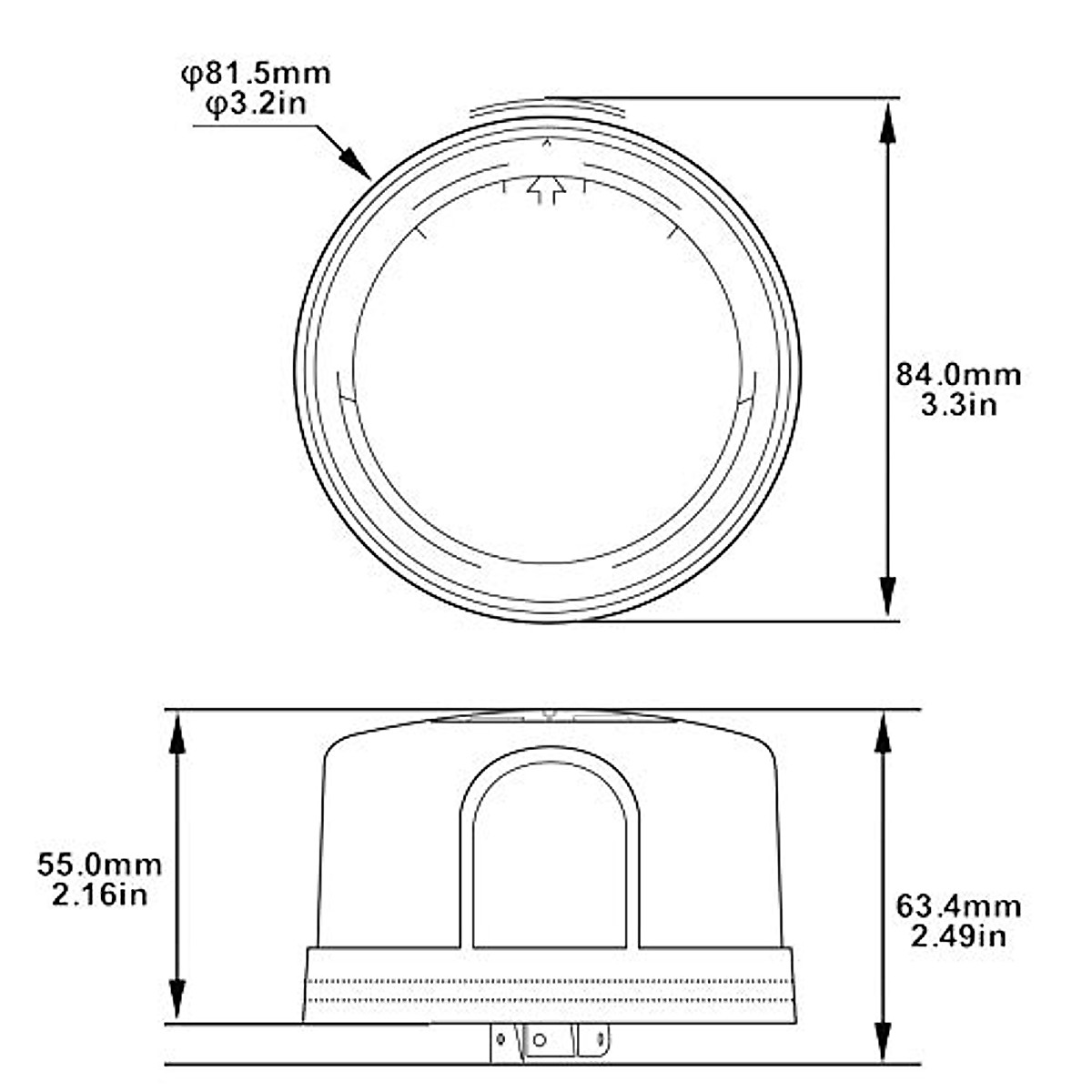 OAYATACO Photocell,Twist Lock Photocell Sensor, for Outdoor Light, Dusk to Dawn Light, Auto On Off Photocell, for Area Light, Street Light, Led Parking Lot Lights