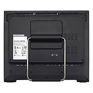 Shuttle XPC AIO X50V6 BLACK Intel Celeron 3865U Kabylake All-In-One Barebone PC, Fanless, IP54 Certified, VESA compatible