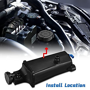 BDFHYK Coolant Recovery Kits Reservoir Tank with Sensor/Cap,Replacement for BMW E46 320i 323i 323Ci 325i 325Ci 325xi 328i 328Ci 330i 330Ci 330xi 1999 2000 2001 2002 2003 2004 2005 2006