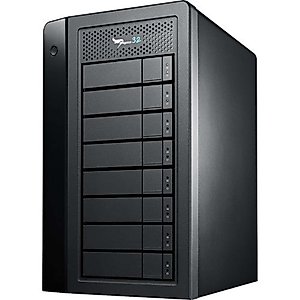 Promise Technology Pegasus32 R8 32TB (8x4TB) Hybrid Thunderbolt 3 or USB32 Direct Attached RAID Storage, High Performance External Hard Drive (P32R8HD32US)