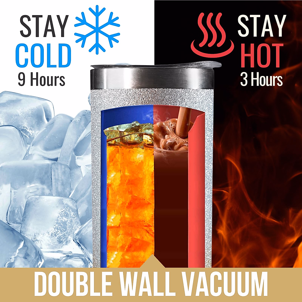 Onebttl Dog Mom Gifts, Dog Lover Gifts for Women, Best Dog Mom Ever, 20 oz Glitter Silver-Gold Insulated Tumbler - Chiweenie Mom