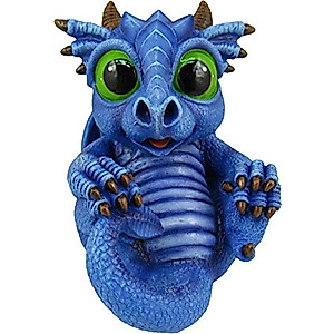 World of Wonders - Dreamland Dragons Series - Collectible 4 Piece Stone Dragon Figurines with Official Birth Certificate | Fantasy Home Decor Accent - 4Pack