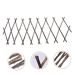 OFFSCH Corrosive Decorative Fence Screen for Garden Yard with Gate Stylish Outdoor Fence for Enhanced Privacy and Aesthetic Appeal