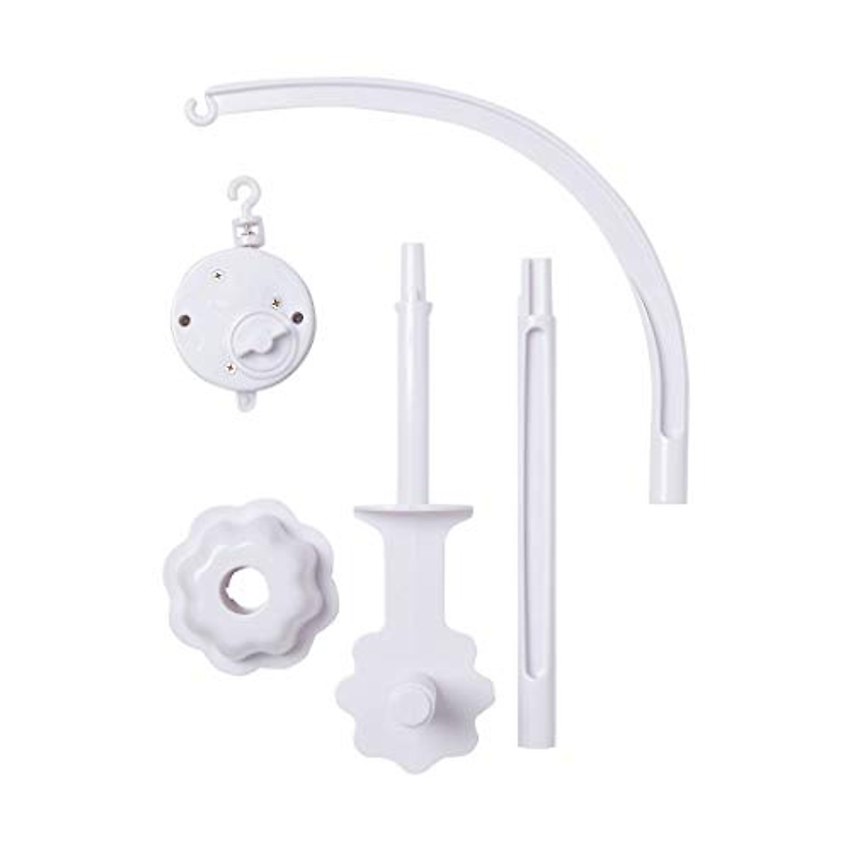 Sammy & Lou Airplane Baby Crib Mobile with Music, Crib Mobile Arm Fits Standard Crib Rail