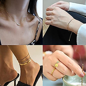 200 Pcs Mix White K Beads Smooth Little Round Spacer Beads Brass Long-Lasting Tarnish Resistant Seamless Loose Beads for DIY Bracelet Jewelry Making (3/4/5/6MM-Silver)