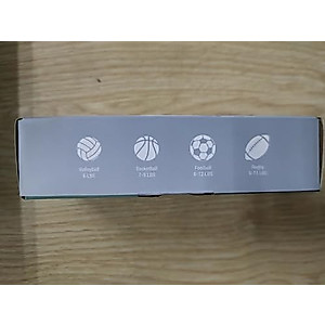 Electric Ball Pump, Smart Air Pump Portable Fast Ball Inflation with Precise Pressure Gauge and Digital LCD Display for Football Basketball Volleyball Football (2 Pin and 1 Spout)