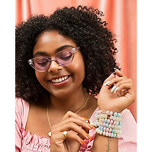 Smarties Candy Necklace Individually Wrapped Gluten Free & Vegan Fruit Flavored Bulk Candy on Stretch String Perfect Party Favors Birthdays & Celebrations 100% Worry Free Hard Candy Box - 24 Count