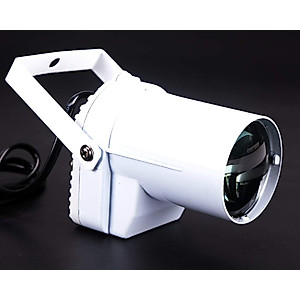 Spotlight for Disco Ball Lights Pin Spot Light, White Led Beam Pinspot Light for Disco Ball Motors, 3w White Spot Lights for Parties