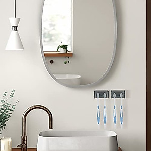 Linkidea Wall Mounted Shower Caddy Shelf with Hooks and Soap Holder, Aluminum Adhesive Shower Organizer Rack, No Drilling Shower Basket for Bathroom (Silver)