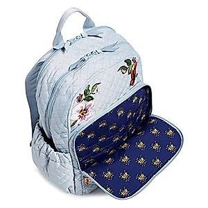 Vera Bradley Women's Denim Campus Backpack, Sea Air Floral, One Size