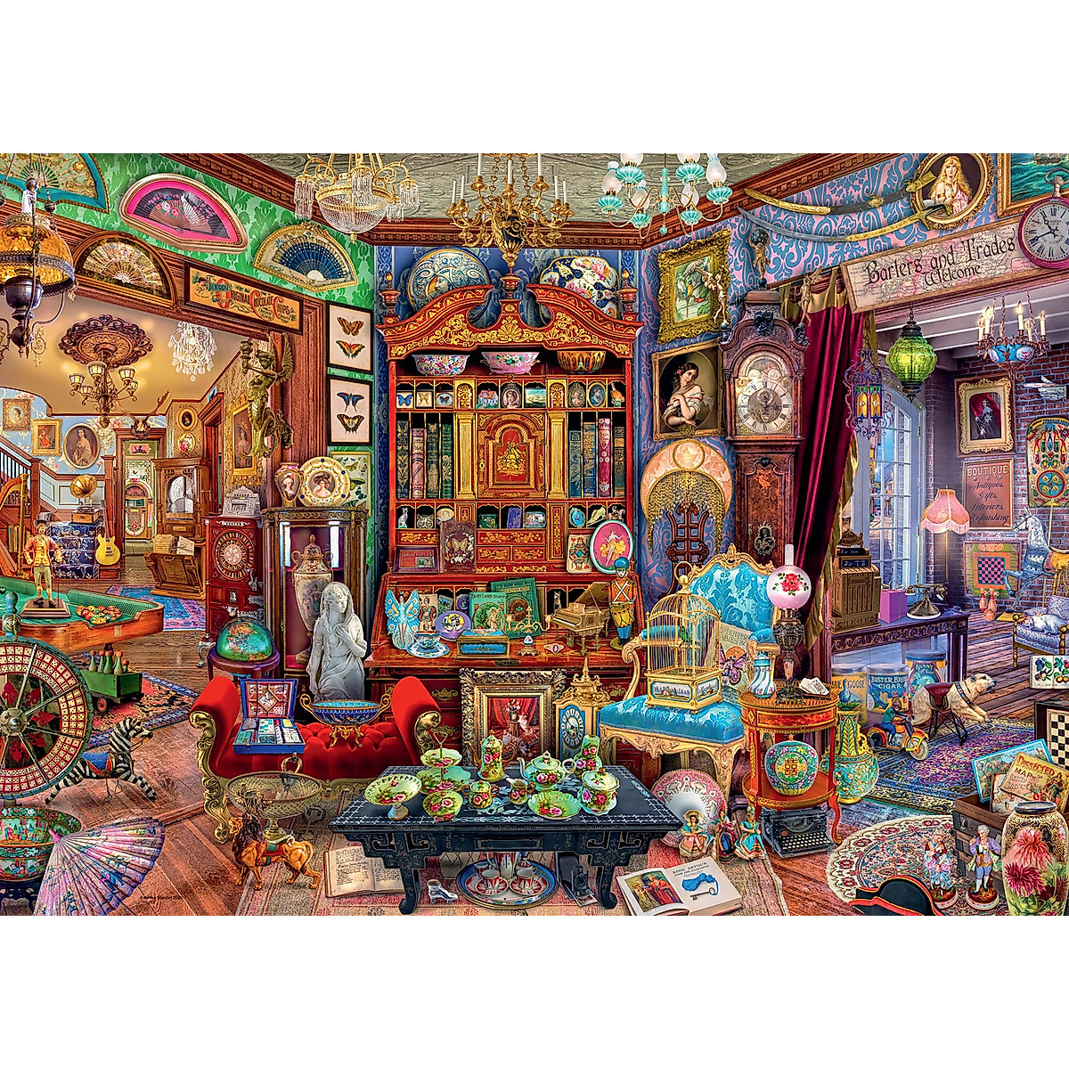 Ravensburger Aimee Stewart Treasure Trove 1000 Piece Jigsaw Puzzles for Adults and Kids Age 12 and Up