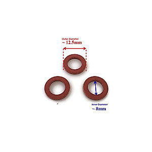 3x Boat Motor Fribe Washer Gasket 90430-08020 Gasket Seals replaces Yamaha Parsun Nissan Tohatsu Outboard 2/4-stroke Engine
