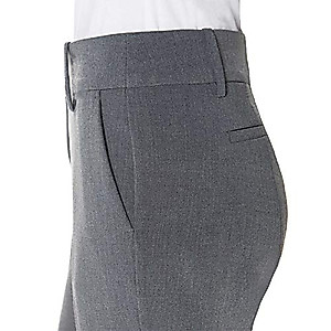 Kirkland Signature Ladies' Modern Fit Comfort Stretch Ankle Ankle Pant (10, Gray)