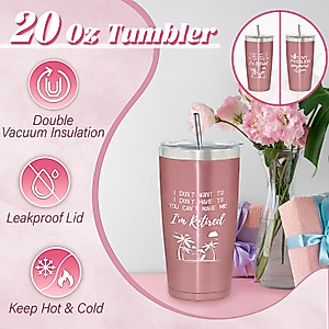 Retirement Gift for Woman, Teacher Retirement Gifts for Women 2025 with Scented Candle, Fuzzy Sock, 20 Oz Tumbler with straw, Happy Retirement Gifts for Retirees, Coworker, Nurses, Grandma, Friends