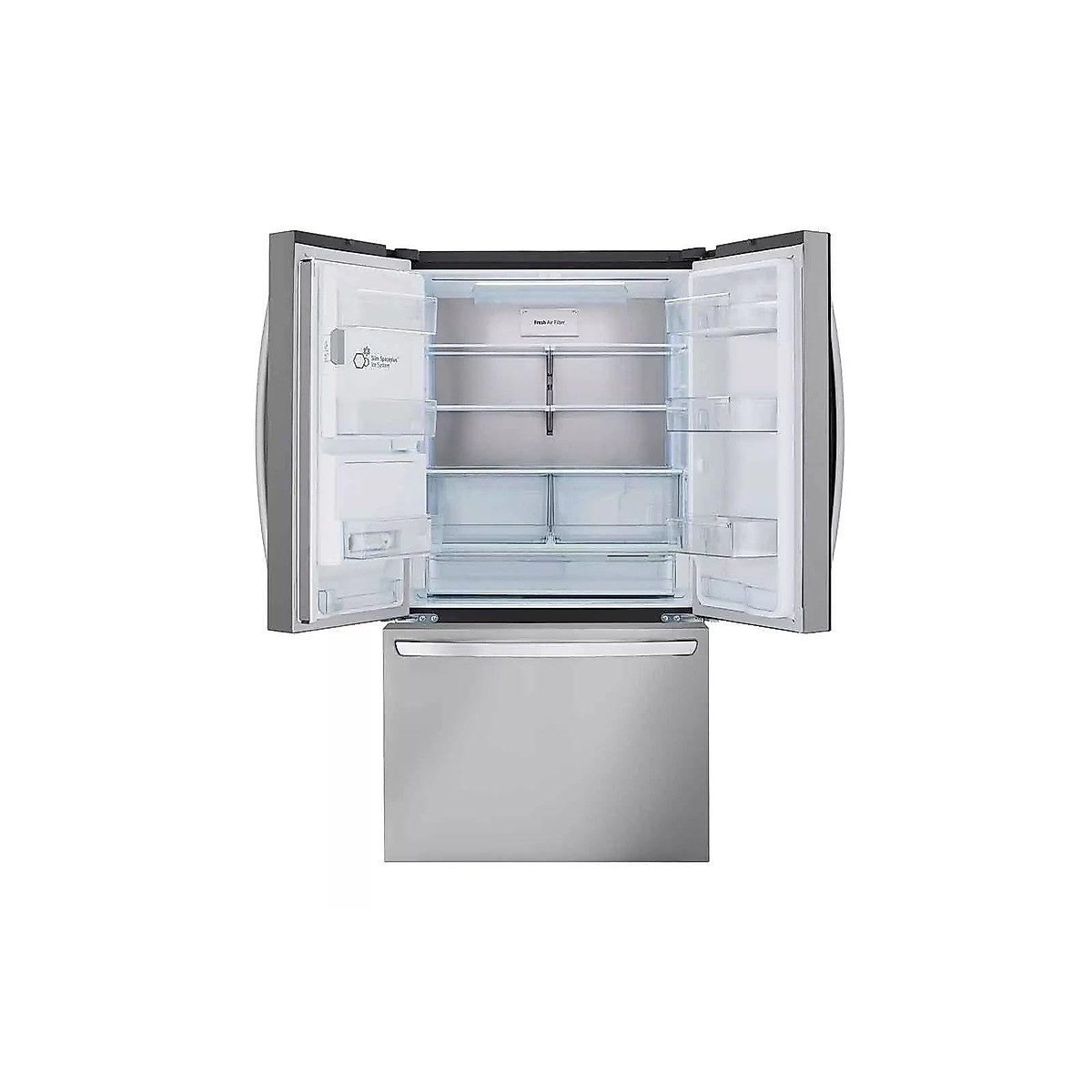 LG LRFXC2606S 25.5 Cu. Ft. Stainless Steel French Door Smart Refrigerator