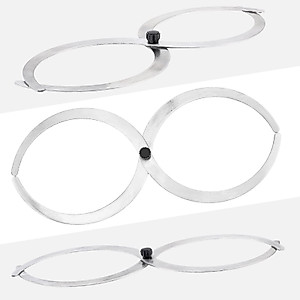 2 Pieces Double Ended Bowl Caliper Wood Turners Calipers Woodturning Calipers for Measuring Thickness Diameter, 6 to 7.9 inches