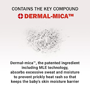 ATOPALM Derma Soothing Powder Pact, 0.8 Oz, Talc Free Baby Dusting Powder with Cornstarch, Panthenol for Calming Sweat Rash, to Prevent Prickly Heat, 23g