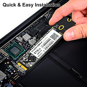 INDMEM AHCI SATA SSD 512GB 3D TLC Flash Drive Upgrade for MacBook Air Mid 2012 A1465 (EMC 2558), A1466 (EMC 2559)