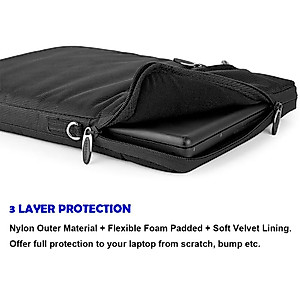 for Dell Latitude 3320 3420 5320 5420 5421 7320, 7320 Detachable, 7420 9420 13.3 14 in Laptop Sleeve