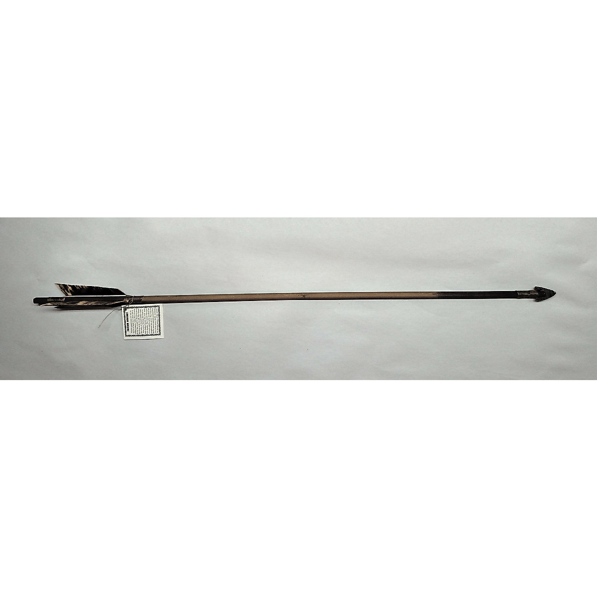 Mountain View Wood Works Genuine Navajo Indian Arrow with Arrowhead and Feathers, 24"