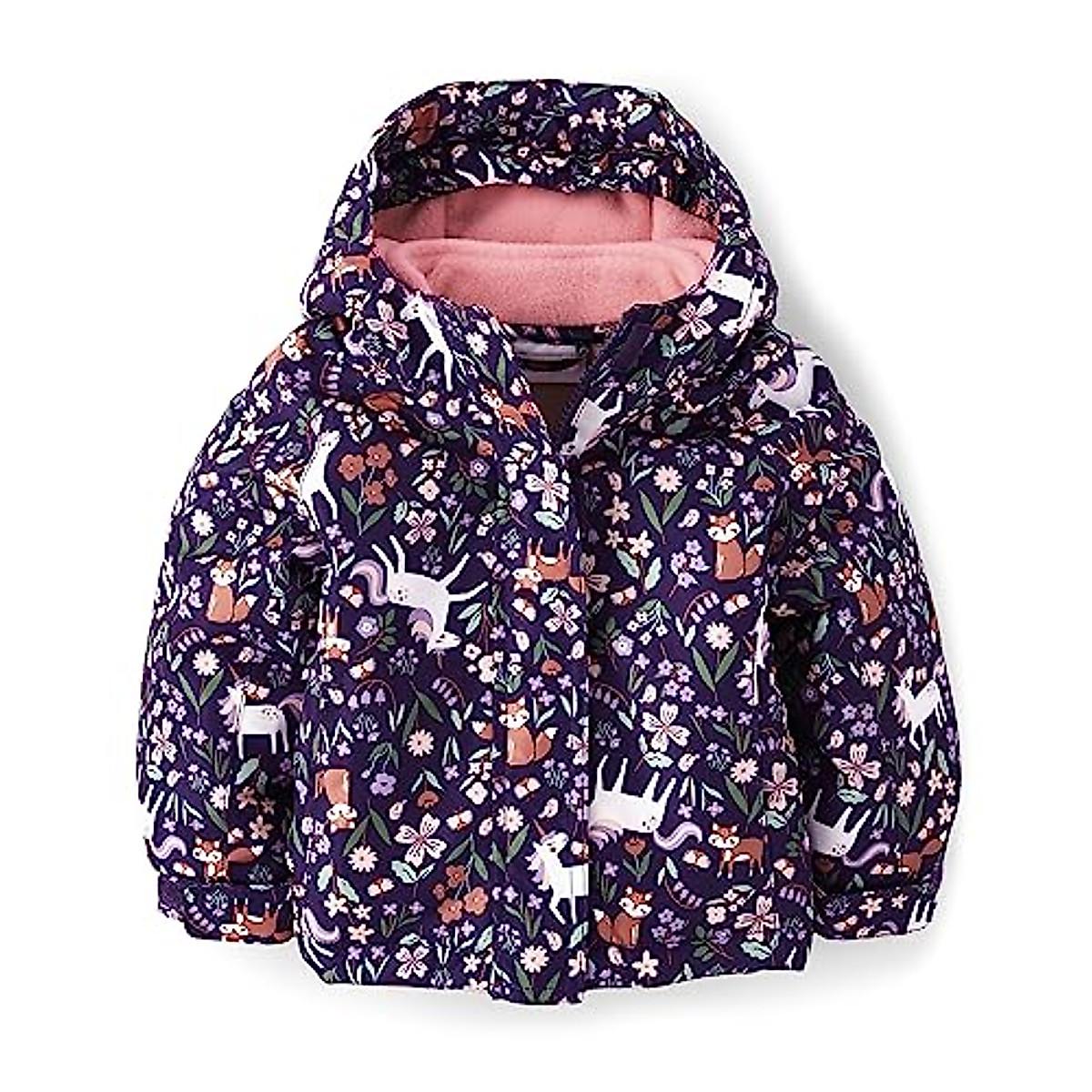 The Children's Place,And Toddler Heavy 3 in 1 Winter Jacket,Wind-resistant Water-resistant Shell,Fleece Inner,12-18 MONTHS