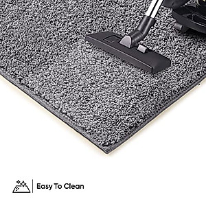 Furnish my Place Grey 3' x 5' Solid Color Rug Made in USA