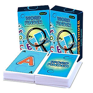 TORTUE Word Finder - Quick Simple Card Game to Boost English Vocabulary for Ages 7-99 Years | Family Safe | Form Words | Think of Combinations | 2-4 Players