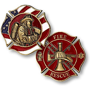 Northwest Territorial Mint Fireman in Mask Challenge Coin…