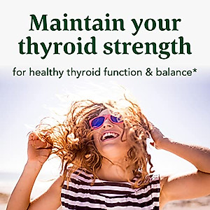 MegaFood Thyroid Strength - Mineral Supplement - Thyroid Support for Women with Ashwagandha, Zinc, Selenium, Copper, Iodine & L-Tyrosine & Herb Blend - Vegetarian - 90 Tabs (45 Servings)