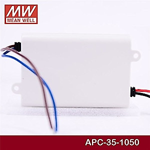 LED Driver 34.7W 33V 1050mA APC-35-1050 Meanwell AC-DC Switching Power Supply APC-35 Series Mean Well C.C Power Supply