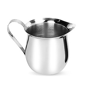 Rolin Roly 90ML Milk Frothing Pitcher Stainless Steel Small Bell-Shaped Creamer Coffee Jug for Barista Cappuccino Espresso Cups Latte Art Pitcher