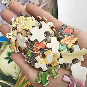Puzzles for Adults 1000 Piece-Easter Egg Biscuits-Wooden Puzzles-Puzzle Hands-on Game-Family Decoration (1000 Piece, 003)