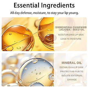 Gireatick 6PCS Fruity Flavors Rolling Ball Lip Oil Set, Long Lasting Moisturizing Lip Balm, Roll-On Lip Gloss Set, Glossy Lip Make-up for All Age, Transparent Lip Gloss for Dry and Chapped Lips