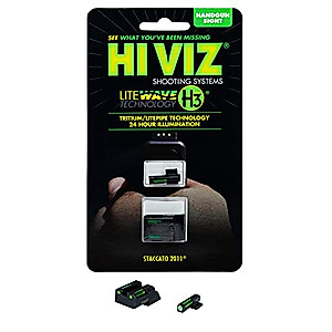 HIVIZ Lightwave H3 Tritium/Lightpipe Staccato Day/Night Sight