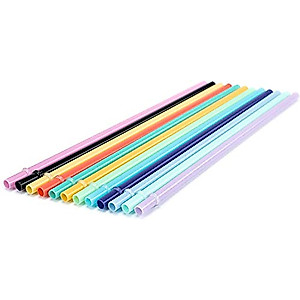 STRATA CUPS Skinny Tumblers (12 pack) 16oz Tumbler Matte Pastel Colored Acrylic, Tumblers with Lids and Straws, Tumblers Bulk, Cups with Lids and Straws, Tumbler with Lid and Straw, Acrylic Cups