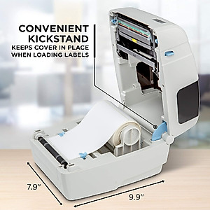 BCL D110 Label Printer, Ethernet & USB Port, Prints 4x6 Shipping Mailing Postage Barcode & Address Labels, Direct Thermal inkless Printer, USB Printer Cable Included, Windows & Mac Compatible