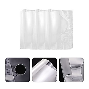 Operitacx 3pcs A5 Clear Book Covers Textbook Protector Covers Transparent Reusable Soft Book Case Notebook Sleeve Slipcases Magazines Jacket for Students Office