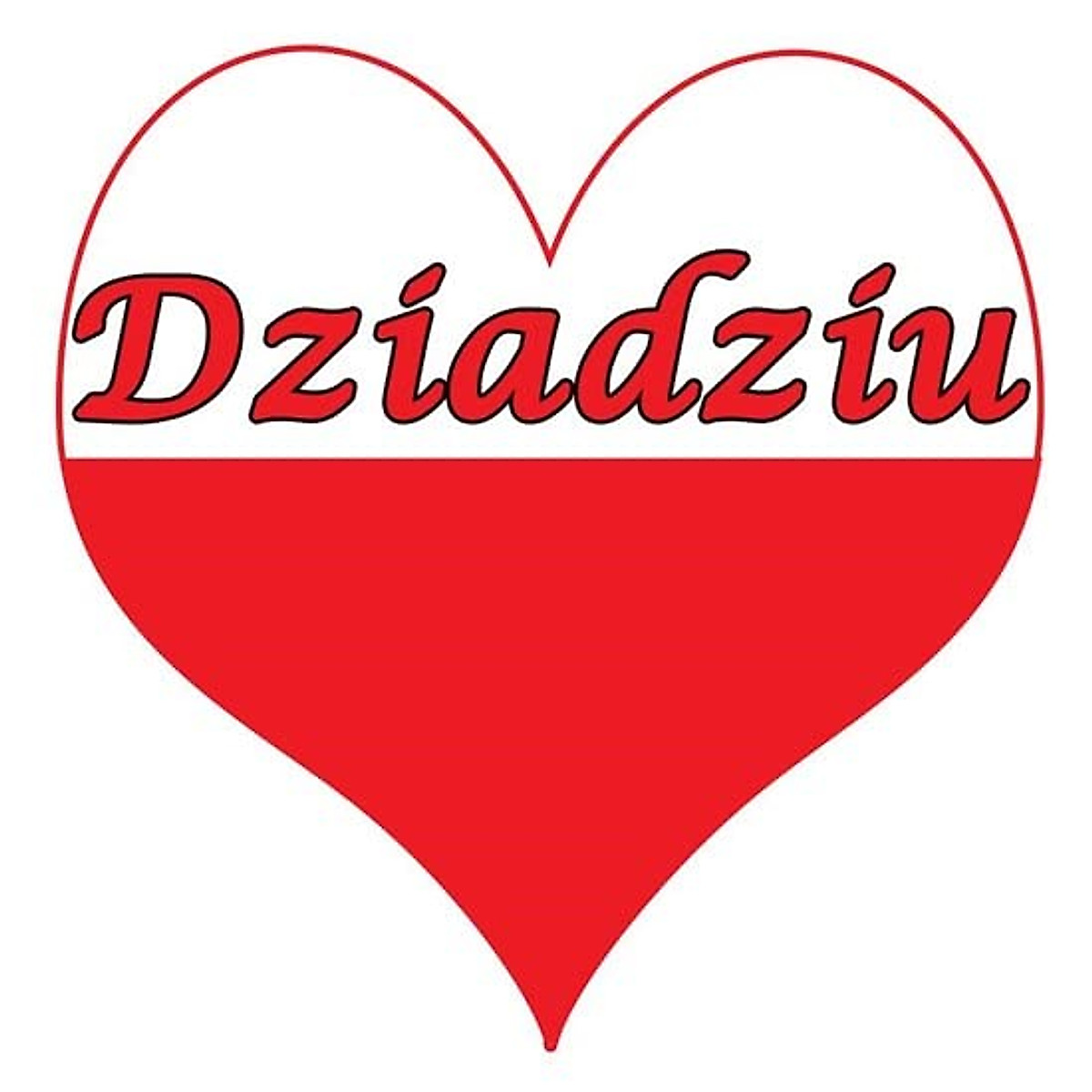 CafePress Dziadziu Polish Heart Mug Ceramic Coffee Mug, Tea Cup 11 oz