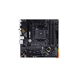 ASUS TUF Gaming B550M-PLUS (WiFi 6) AMD AM4 (3rd Gen Ryzen™) microATX Gaming Motherboard (PCIe 4.0, 2.5Gb LAN, BIOS Flashback, HDMI 2.1, USB 3.2 Gen 2, Addressable Gen 2 RGB Header and Aura Sync)
