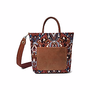 HOBO Tripp Crossbody Tote Bag for Women - Premium Leather Construction, Magnetic Closure, Spacious and Unique Tote Bag Damask One Size One Size