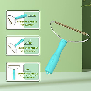 Deep Cleaner Pro Pet Hair Remover-Special Cat Hair Remover Multi Fabric Edge and Carpet Rake Scraper by LINTPLUS-Dog Hair Remover for Rugs,Couch & Pet Towers-Easy to Every Hair!