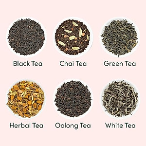 VAHDAM, Assorted Tea Sampler Set (7.06oz, 100+ Cups) 24 Varieties - Green Tea, Chai Tea, Herbal Tea, Black Tea | Premium Tea Gift Sets, Gluten Free & Non GMO | Gifts for Women & Men, Gifts for Him/Her