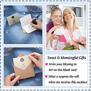 UPROMI Bonus Mom Mothers Day Gifts, Step Mom Birthday Gifts for Stepmom Necklace