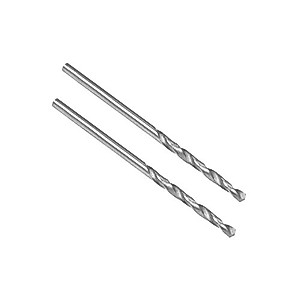 uxcell 1.75mm Solid Carbide Drill Bits Straight Shank for Stainless Steel Alloy Hard Steel, Hardened to 50 HRC, 2 Pcs