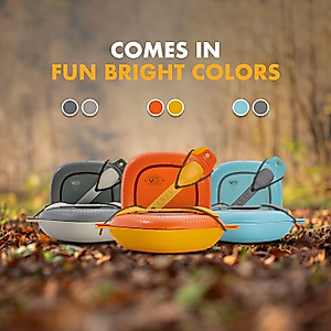 UCO 4-Piece Camping Mess Kit, Blue, Nylon