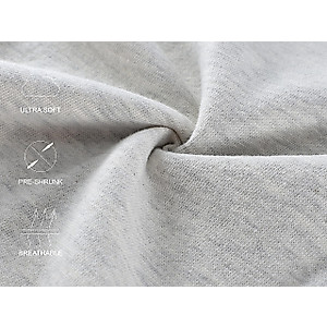 KNQR Men's Retro Athletic Workout Sports Full Zip Soft Fleece Running Hiking Sweatshirt Hoodie Heather Oatmeal XXL