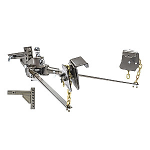 Blue Ox BXW0750 SWAYPRO Weight Distributing Hitch 750lb Tongue Weight for Standard Coupler with Clamp-On Latches Black, 34 x 11 x 6 inches