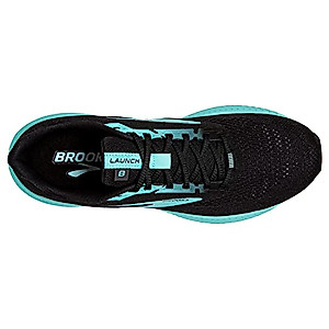 Brooks Launch 8 Women's Neutral Running Shoe - Black/Ebony/Blue Tint - 9.5 Wide